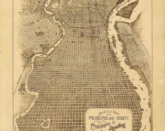 Philadelphia Centennial Exposition 1876 Bird's Eye View - Etsy