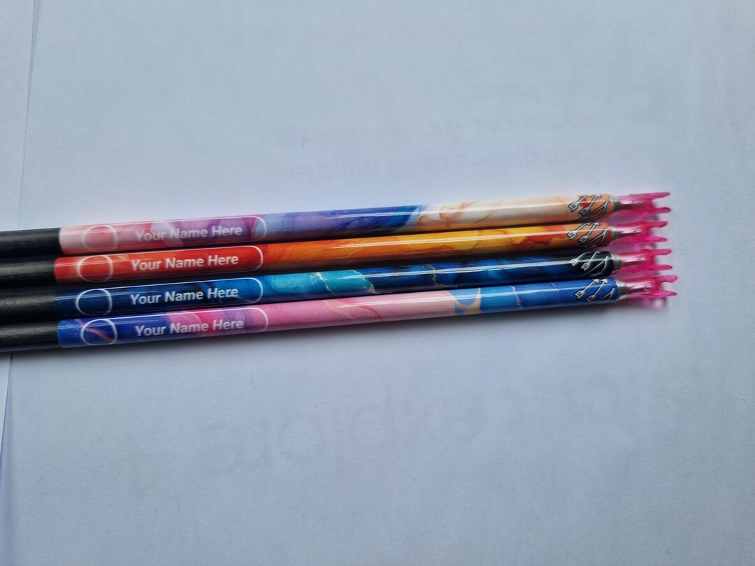 Personalised Arrow Wraps Archery - Alcohol Ink - Sets of 12 or 6 - Etsy ...