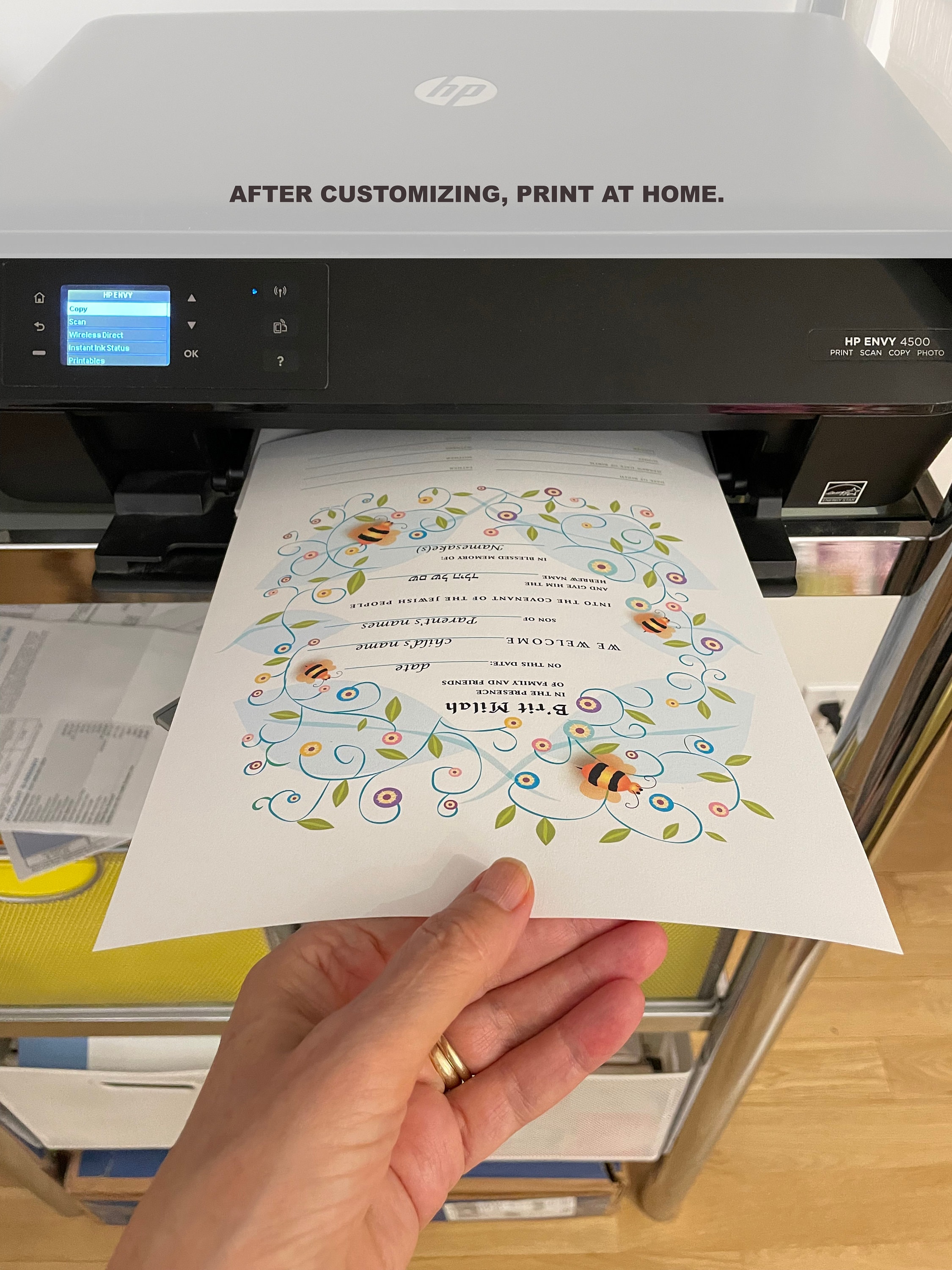 Digital/editable Download | Simchat Bat Certificate | Baby Naming ...