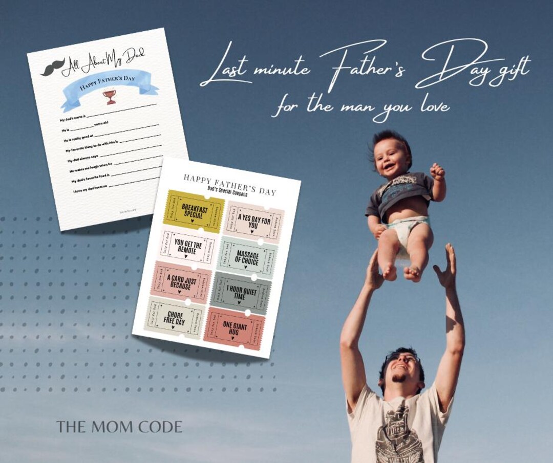 Father's Day Bundle | Instant Download | All About My Dad | Dad's ...