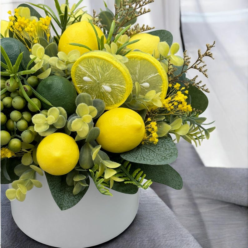 Lemon Soap Flower Bouquet – Fresh Citrus-inspired Scented Arrangement ...