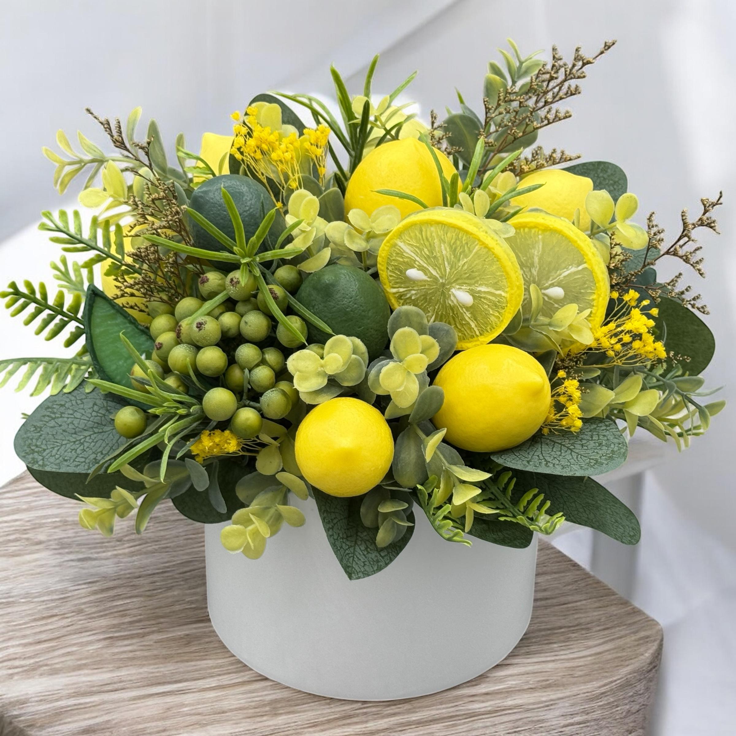 Lemon Soap Flower Bouquet – Fresh Citrus-inspired Scented Arrangement ...