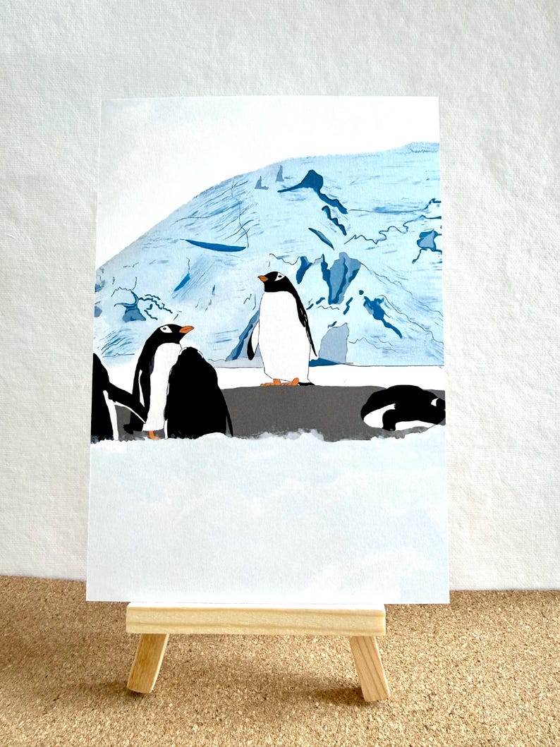 Penguins of Antarctica Art Print – Gallery Wall Decor - Etsy