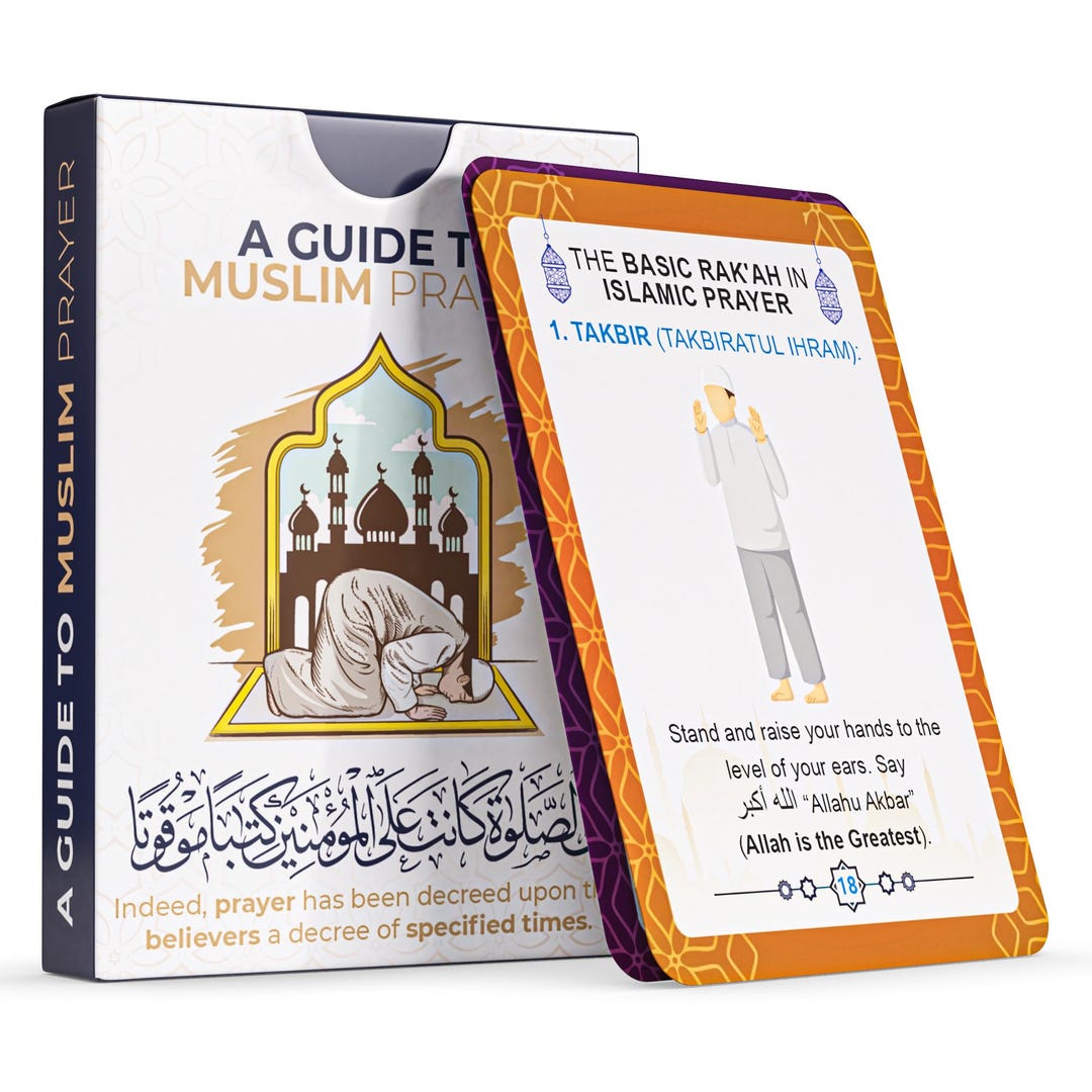 Muslim Prayer Flash Cards PDF – Islamic Learning Guide (digital ...