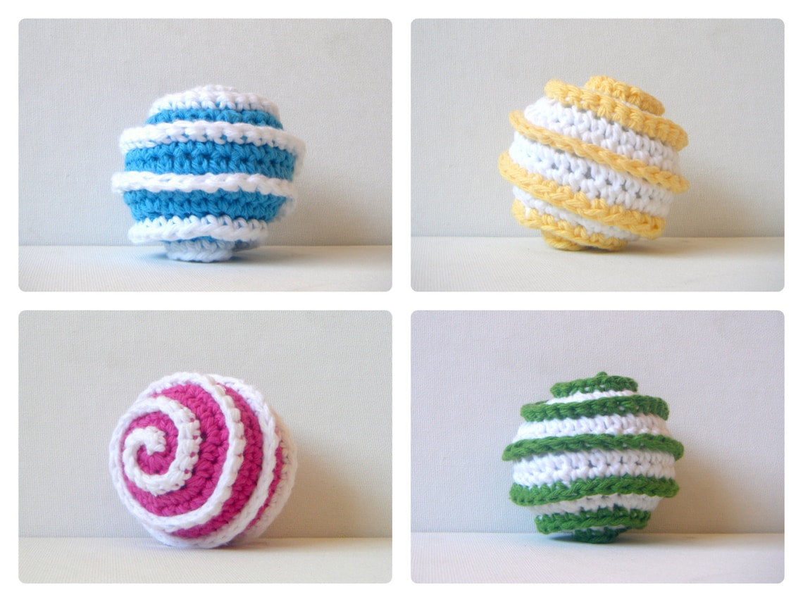 Amigurumi Toy Ball PDF Crochet Pattern INSTANT DOWNLOAD galaxy Spiral ...