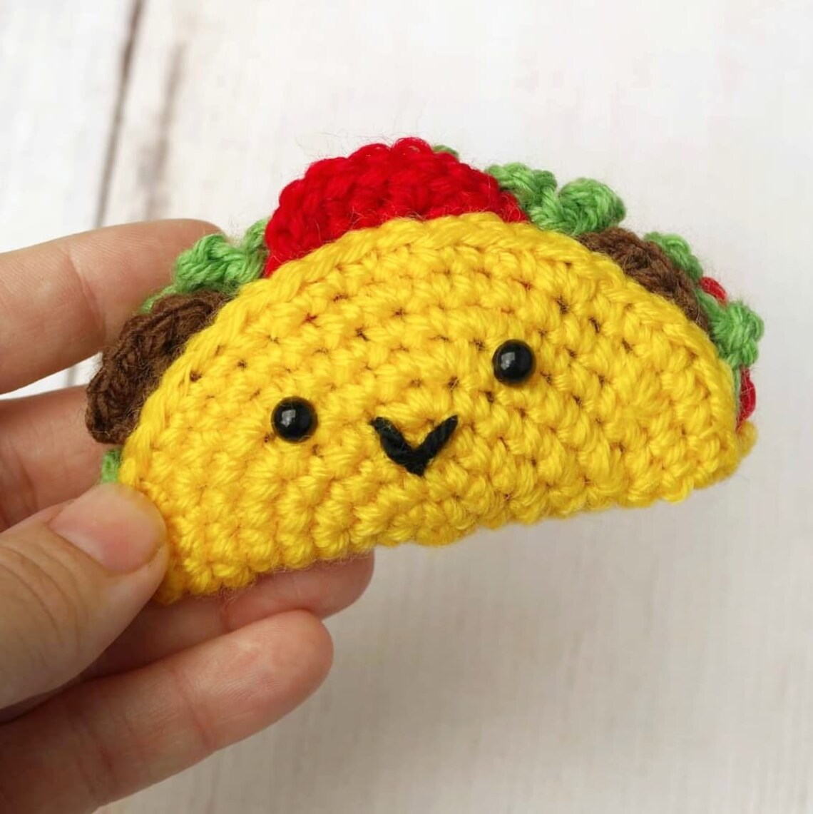 Taco Toy Amigurumi Crochet Pattern INSTANT DOWNLOAD "tiny Tacos" - Etsy