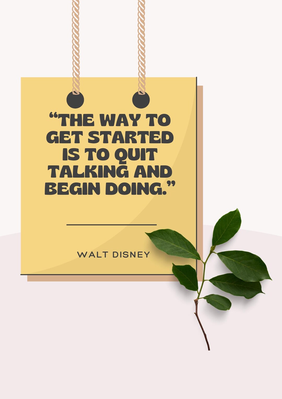 Walt Disney Quote Printable | Motivational Wall Art | A4 PDF Digital ...