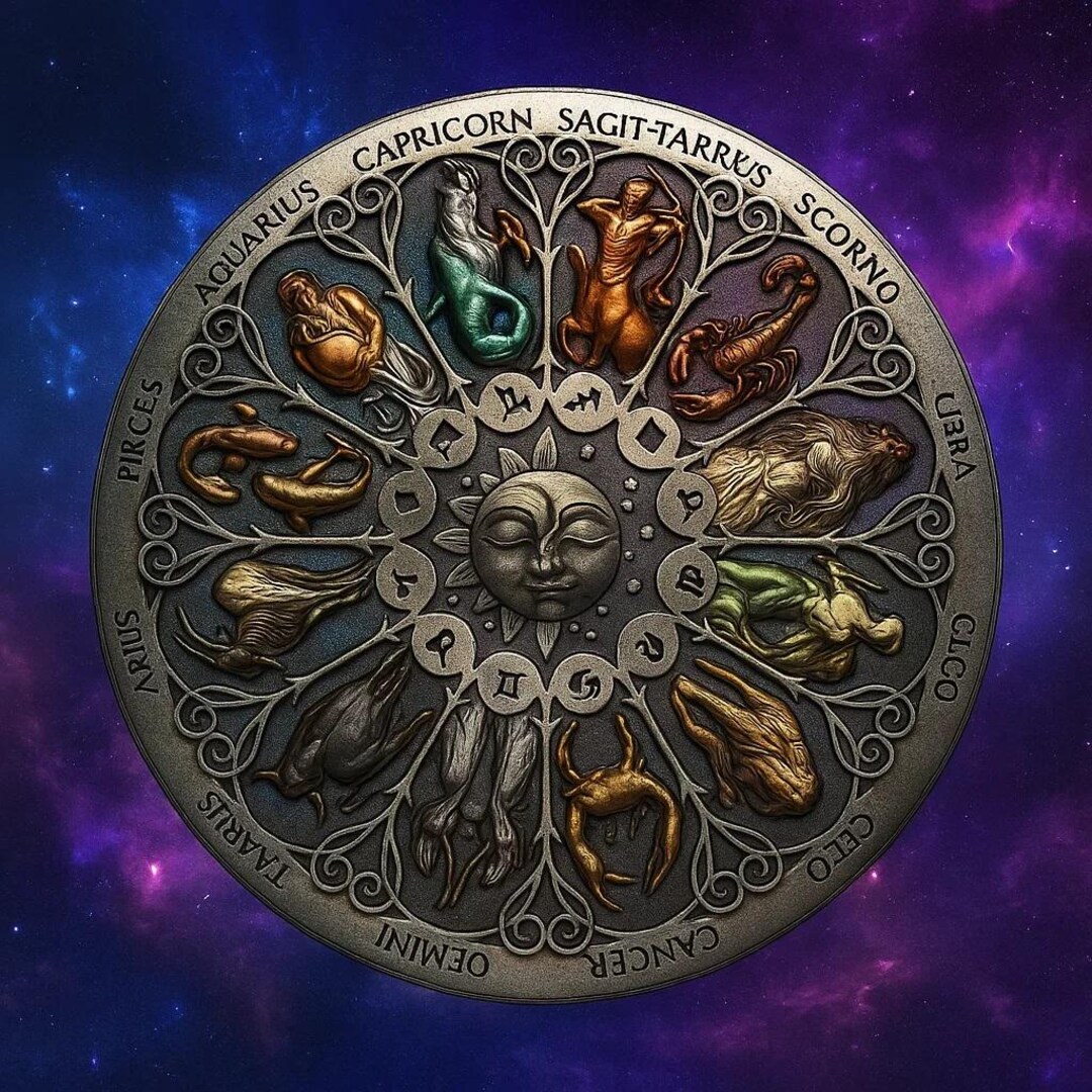 Twelve Constellations Commemorative Coins – Lucky Goddess Guardian ...
