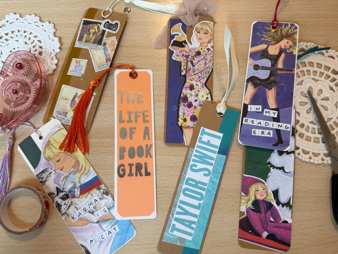 Taylor Swift Book Bookmark – Handmade From Upcycled Taylor Book ...
