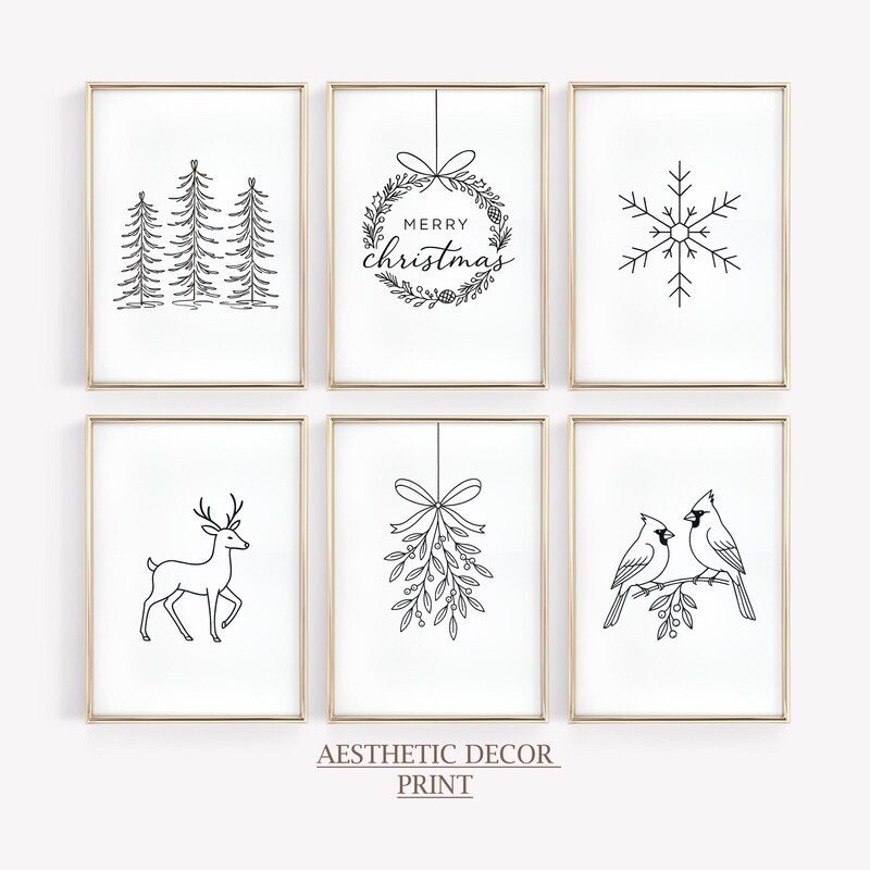 Winter Set 6 Poster - Etsy
