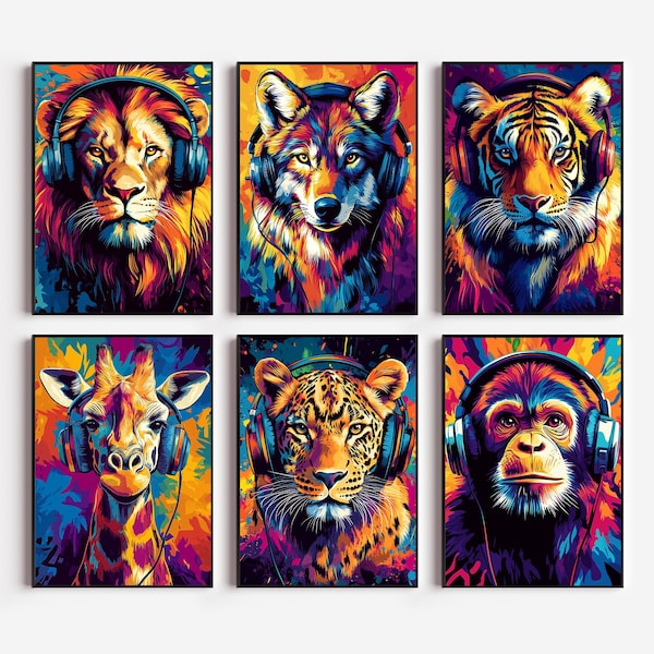 Graffiti Animals - Etsy UK