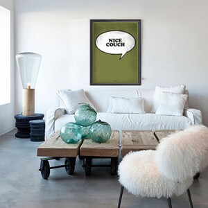 Nice Couch Screen Print - Etsy