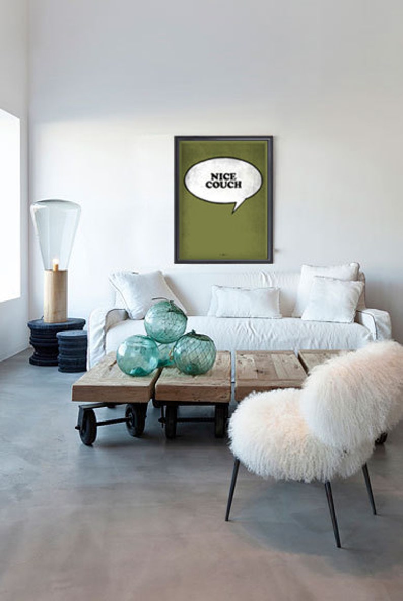 Nice Couch Screen Print - Etsy