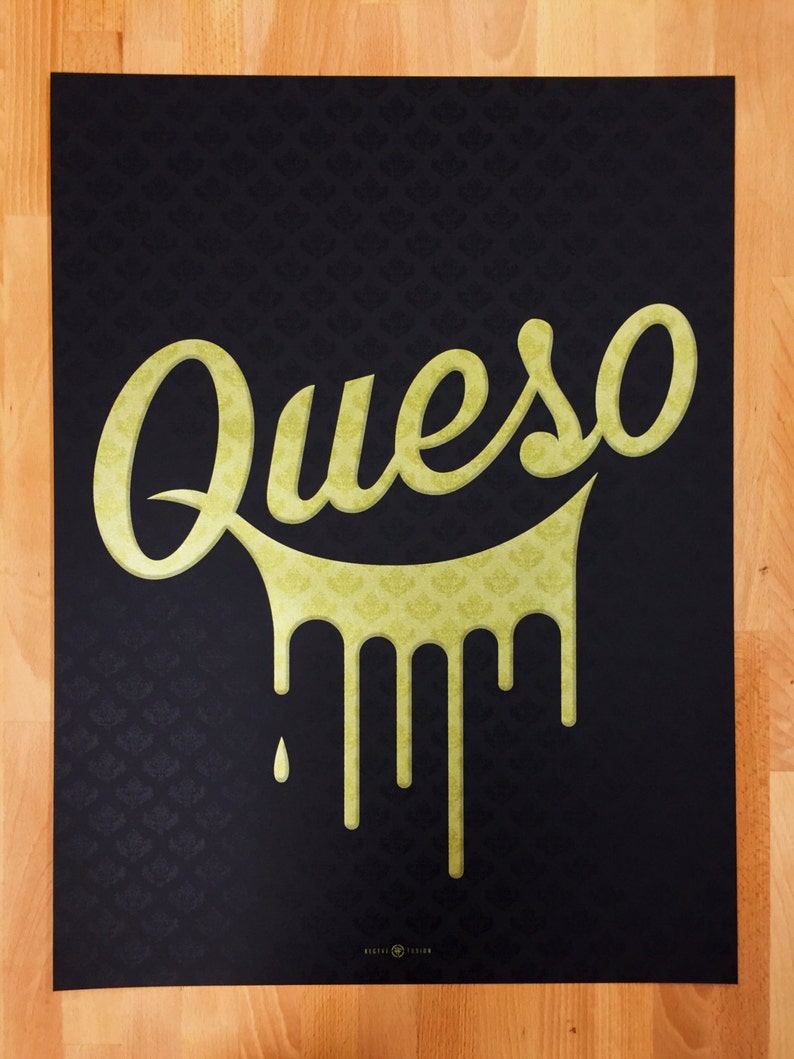 Queso Poster - Etsy