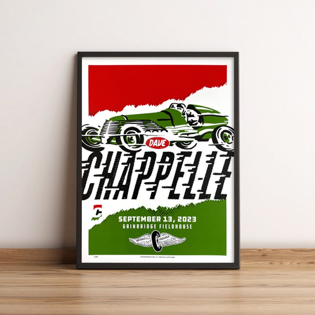Dave Chappelle Indianapolis Indiana Concert Poster Screen Printed - Etsy