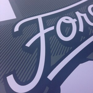 Texas Forever Screen Printed Art Print - Etsy