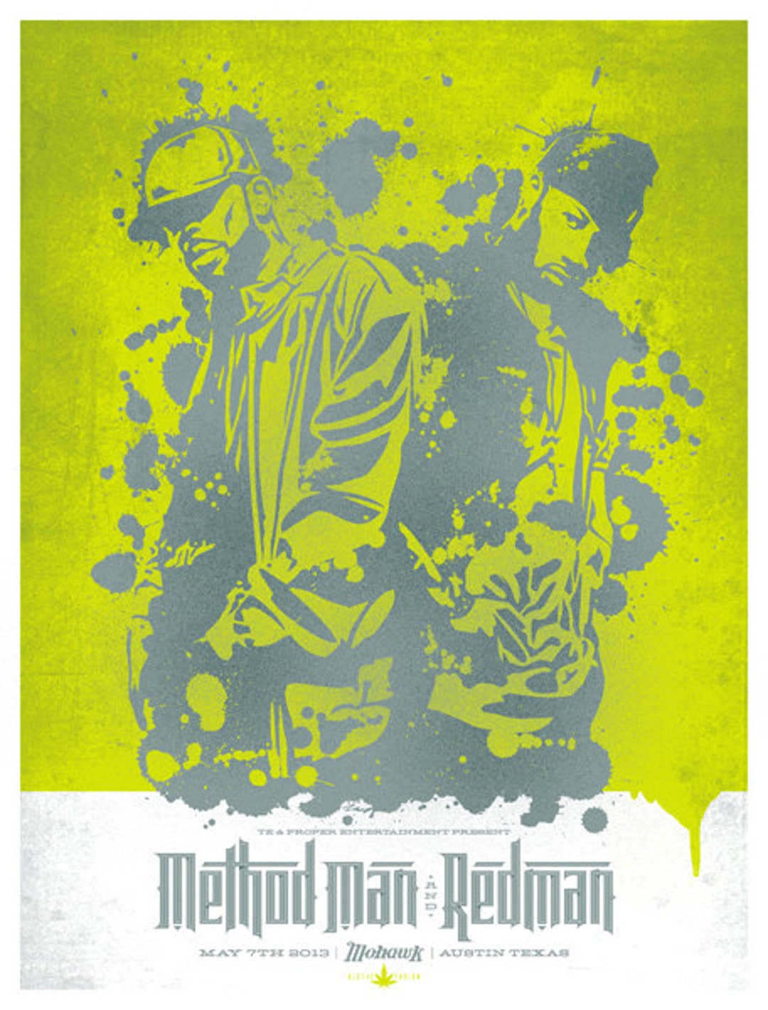 Method Man and Redman Poster Mohawk Austin Texas - Etsy