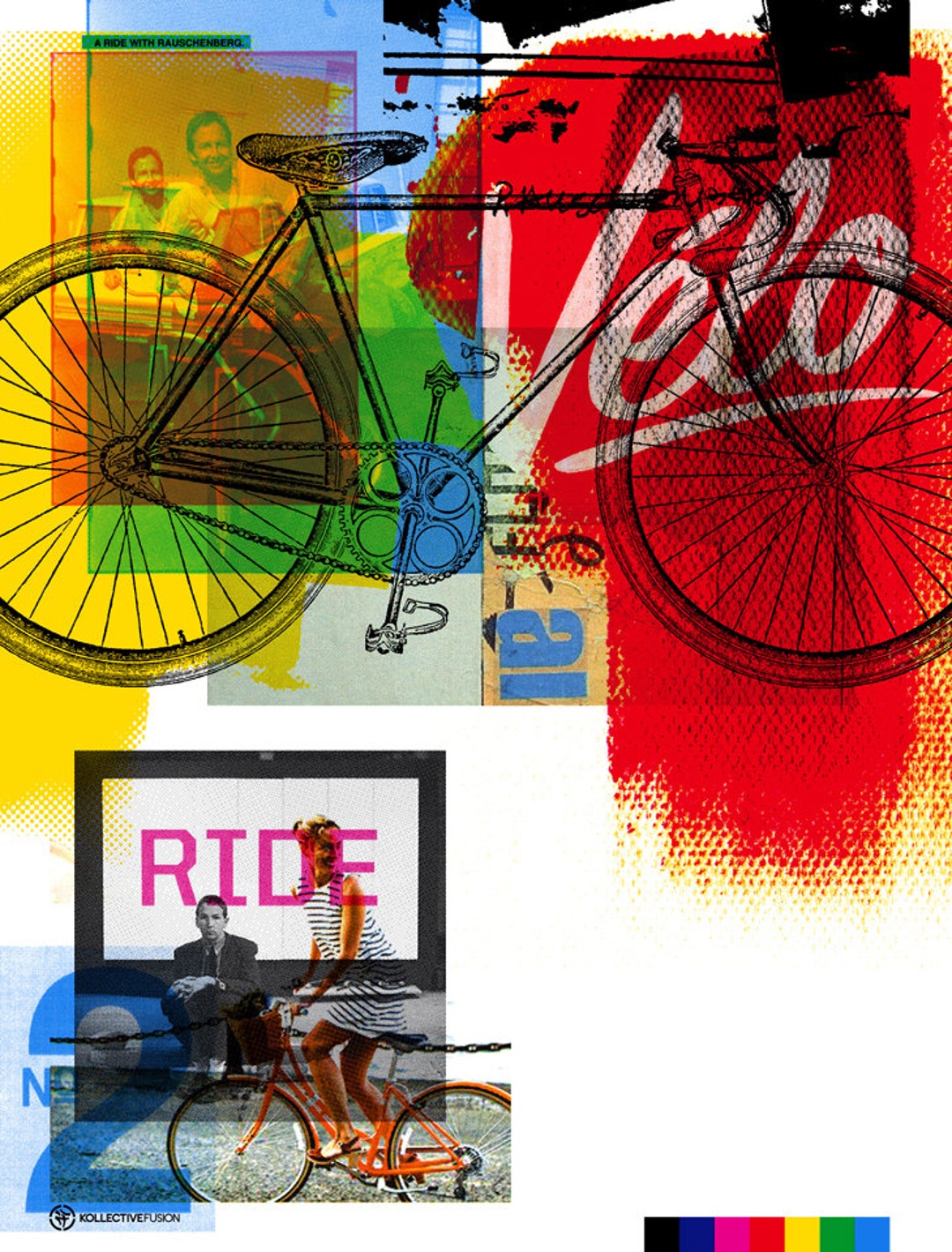 A Ride With Rauschenberg Art Print Artcrank Austin - Etsy