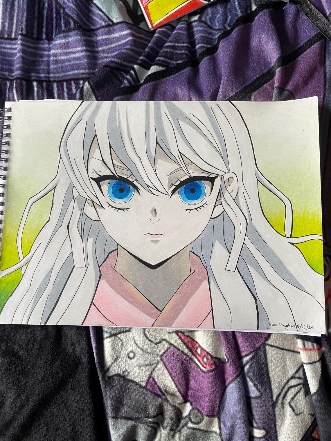 Coloured Pencil Drawing of a Anime/animated Character of Your Choice ...