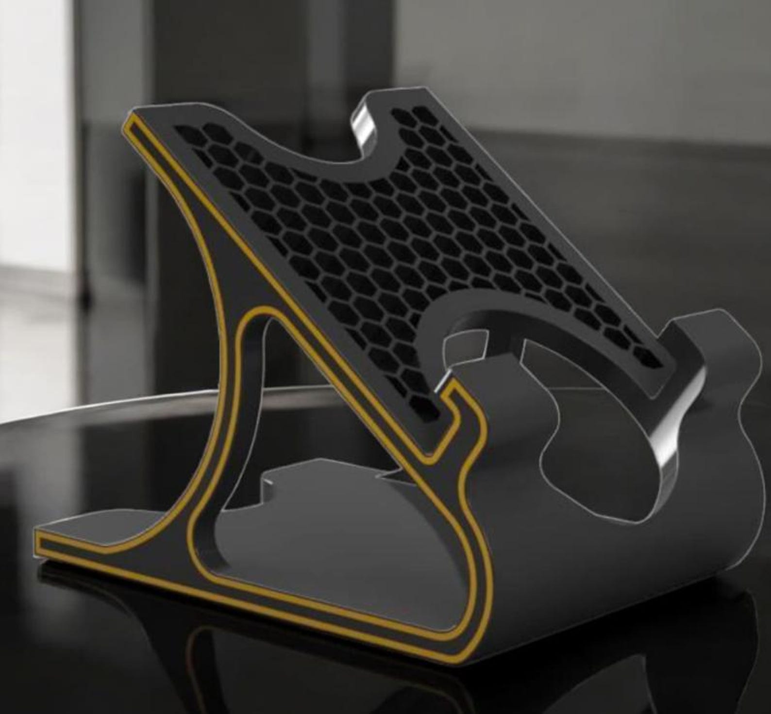 Ergonomic 3D Printed Laptop and Tablet Stand – Modern Tech Holder ...