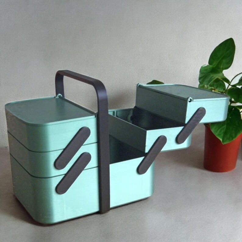 Modern Cantilever Desk Organizer Box – Multi-tier Office Storage With ...