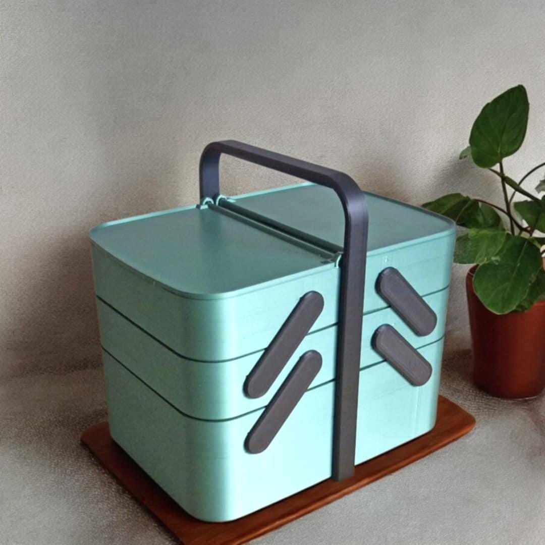 Modern Cantilever Desk Organizer Box – Multi-tier Office Storage With ...