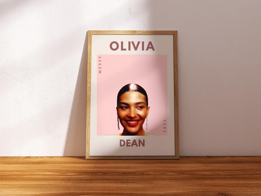 Olivia Dean Digital Poster, Olivia Dean Wall Art Chic Wall Art Print ...