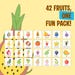 Printable Fruit Flashcards for Kids – 42 Fun Cards | Toddler ...