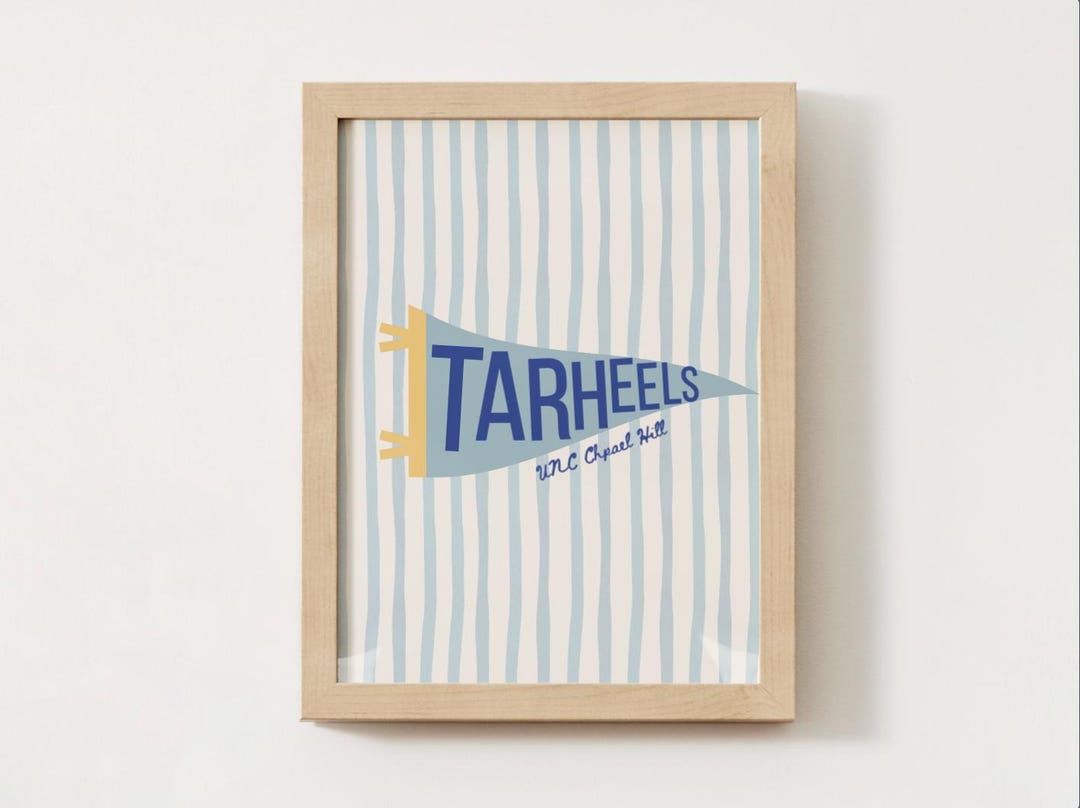 UNC Chapel Hill Tarheels Wall Decor - Etsy