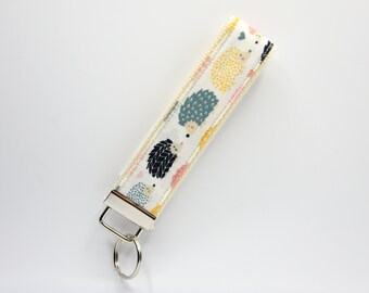 Hedgehog Keychain Hedge Hog Key Fob Keyfob Wristlet | Etsy