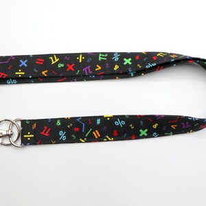 Teacher Lanyard With Mathematic Symbols Perfect for Science or Math ...