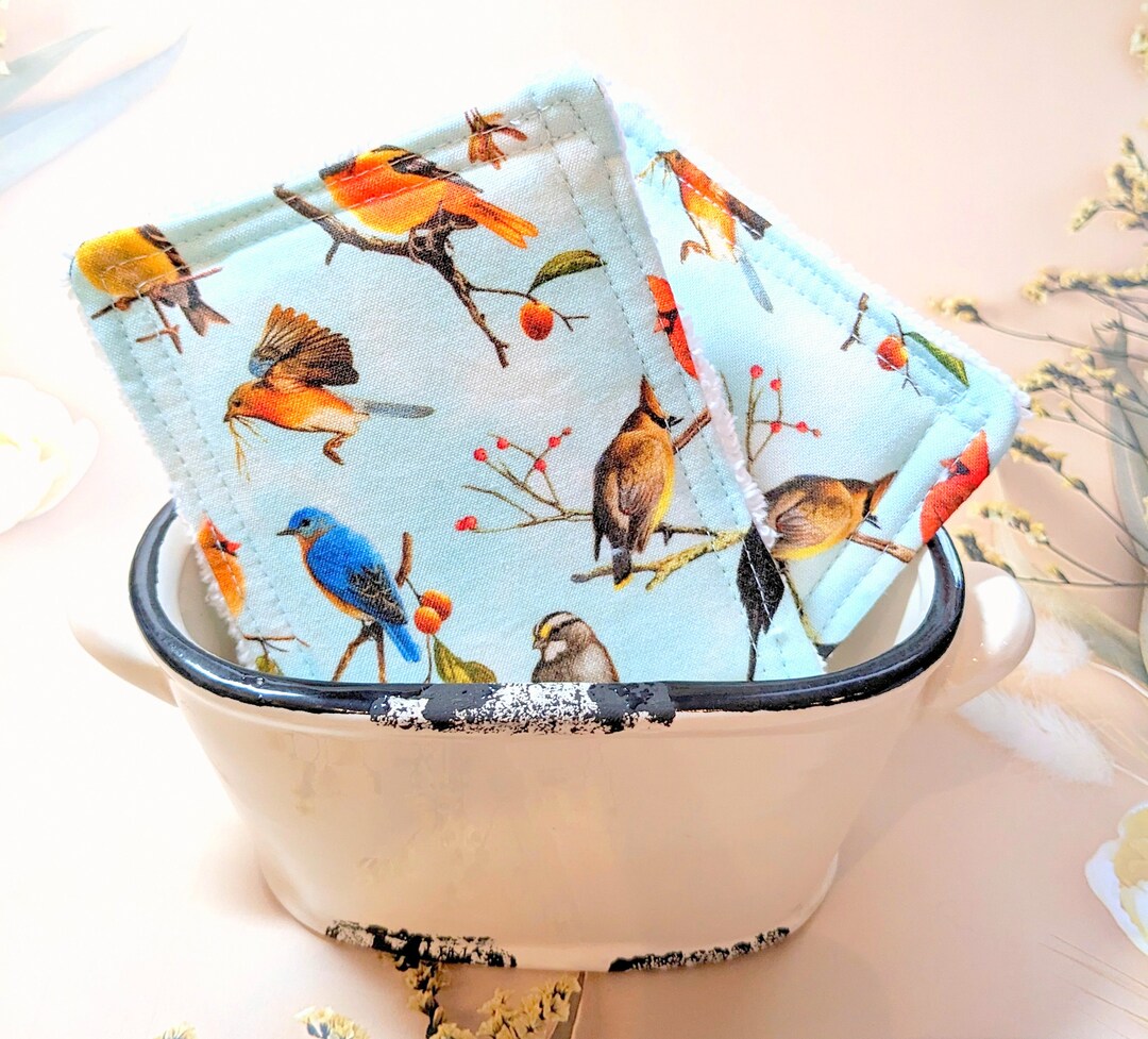 Reusable Sponge - Birds - Cleaning Cloth - Kitchen Accessory ...