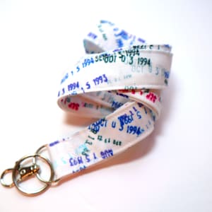 Library Lanyard With Optional Breakaway - Due Date Library Card ...