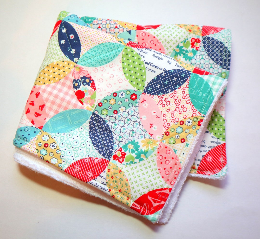 Patchwork Dish Drying Mat: Cotton Terry Cloth Kitchen Decor - Etsy