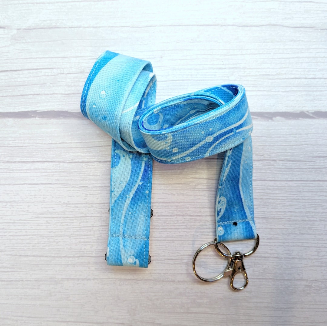Bright Blue Lanyard Optional Breakaway - Key Holder for the Swim ...