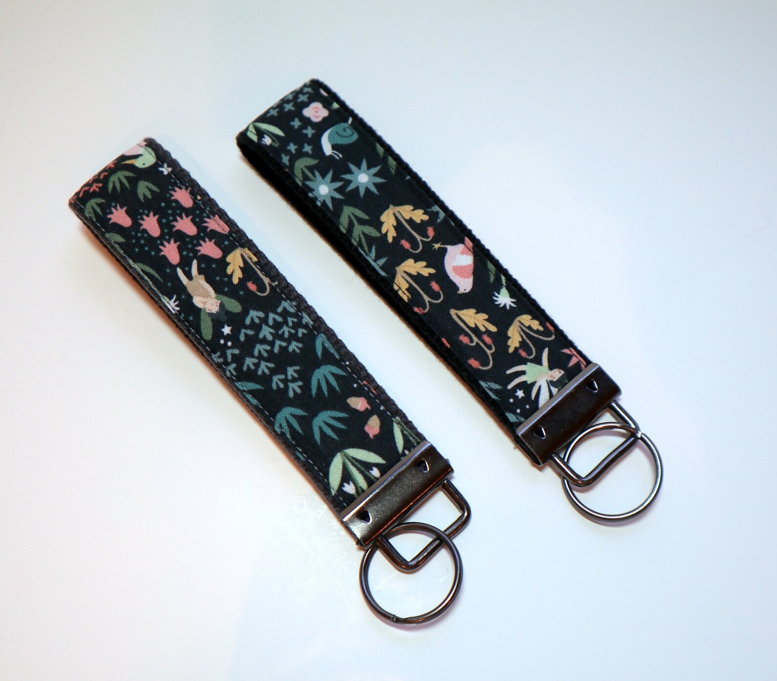 Hedgehog Keychain - Hedge Hog Key Fob - Keyfob Wristlet - Fabric Key ...
