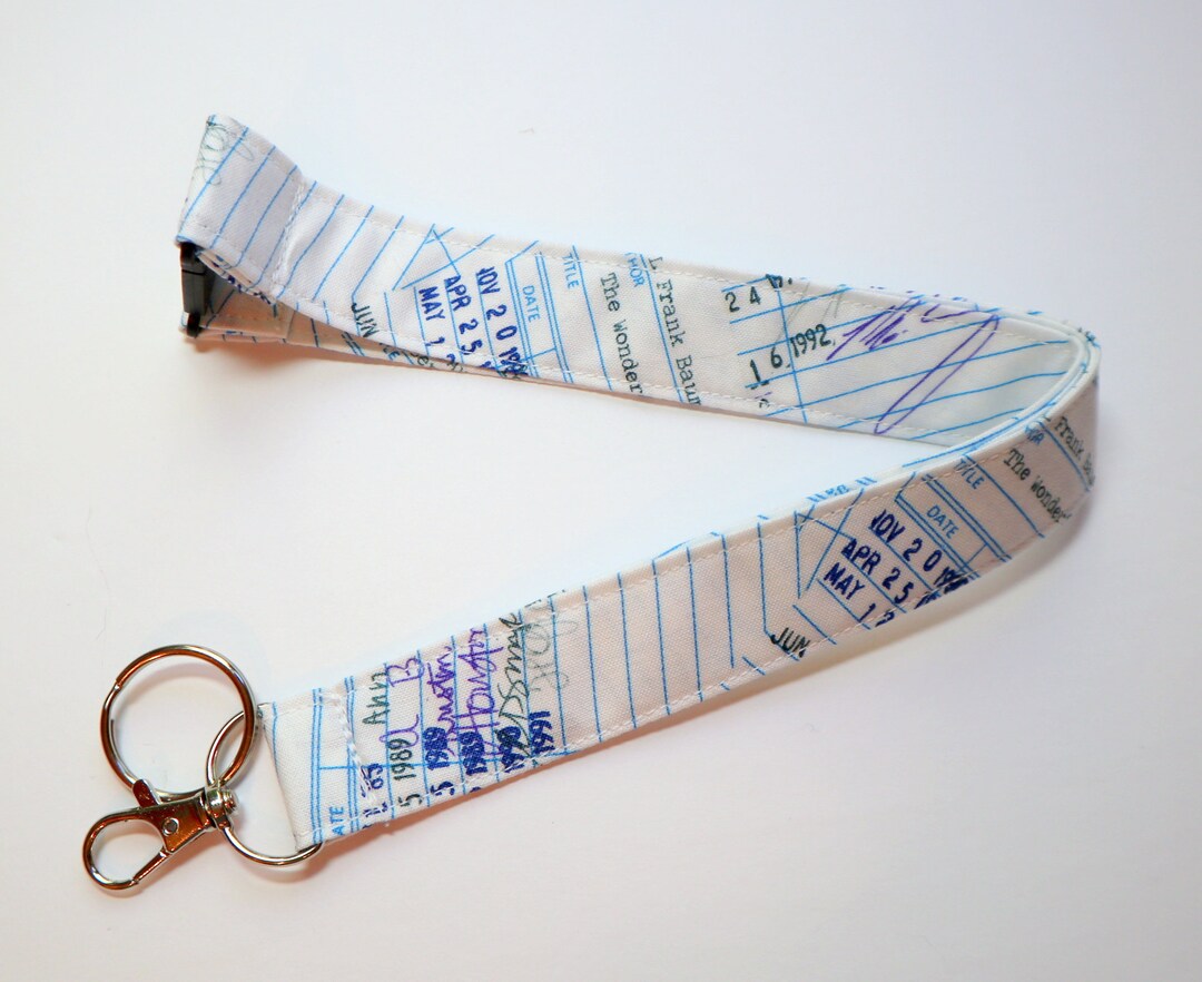 Library Lanyard With Optional Breakaway - Library Card - Library ...