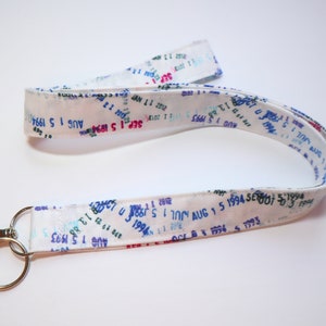 Library Lanyard With Optional Breakaway - Due Date Library Card ...