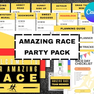 Complete Amazing Race Party Pack - Any City Edition (digital Download ...