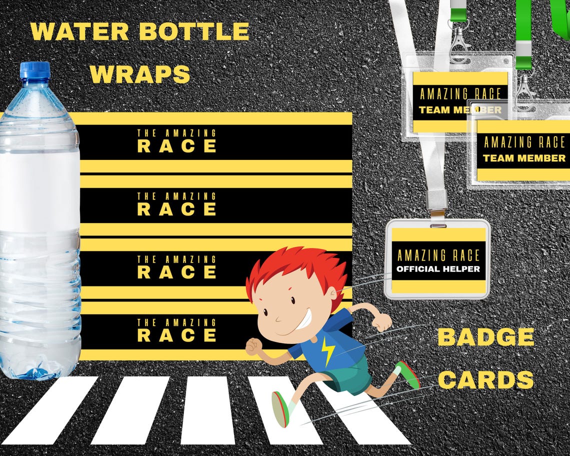 Complete Amazing Race Party Pack - Any City Edition (digital Download ...