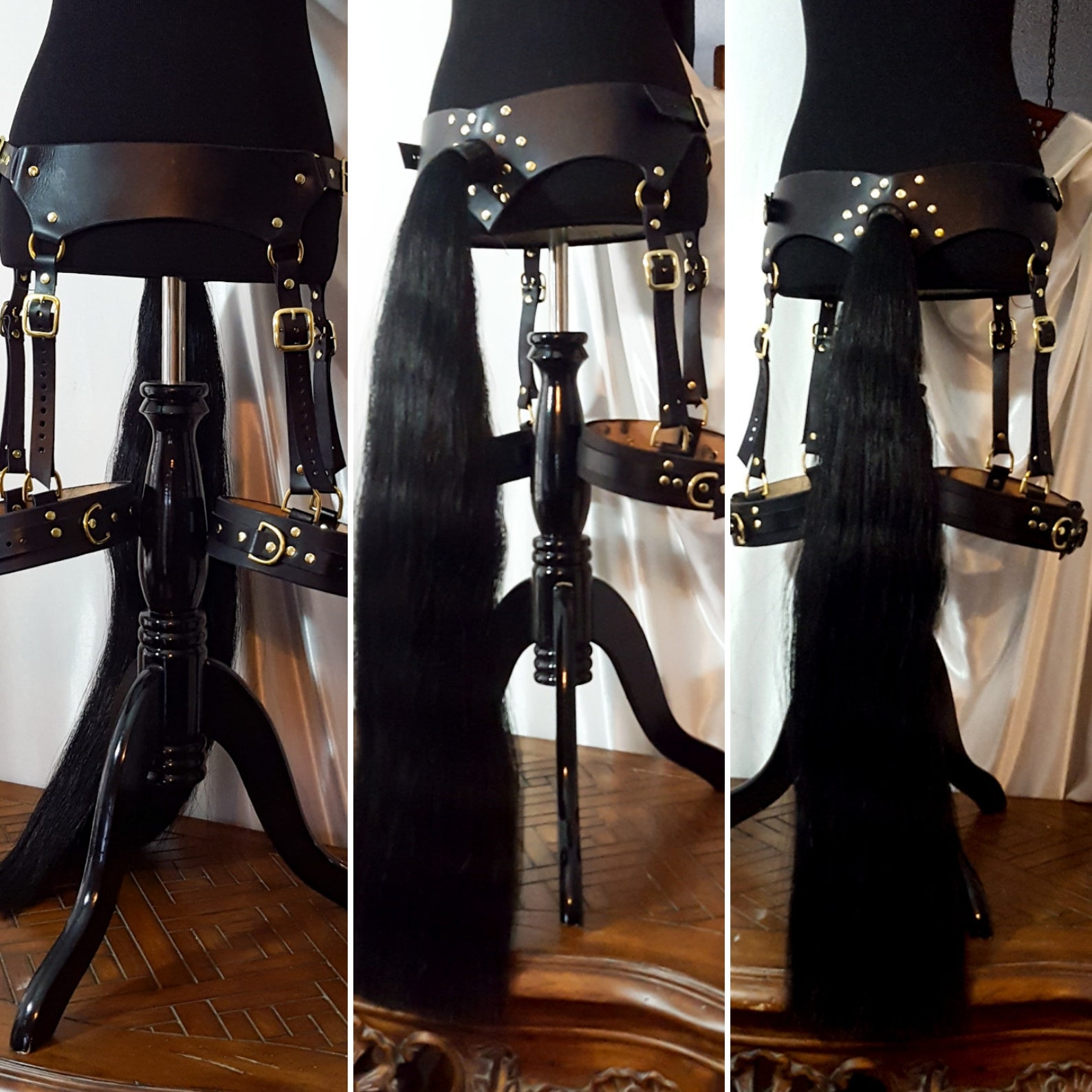 Pony Play Tail Harness Made with Genuine Horse Hair | Etsy