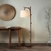 Rustic Wood-look Floor Lamp: Farmhouse Style Standing Light - Etsy