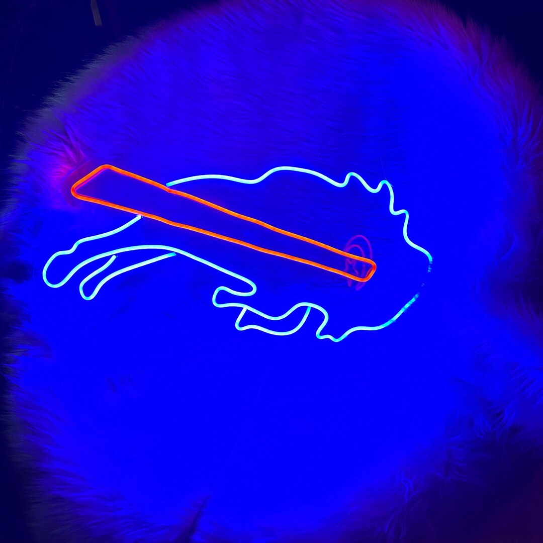 Buffalo Neon Sign Bill Logo (buffalo) LED Light Sign Art Neon Lights ...