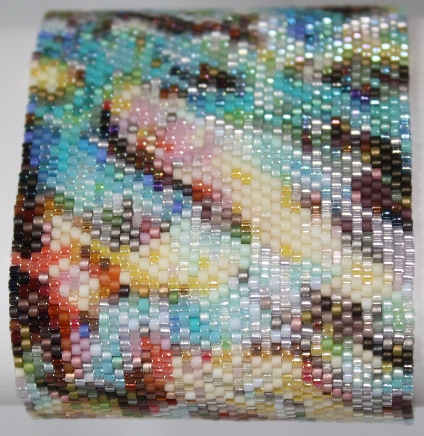 Seed Bead PATTERN Peyote Stitch for Paua 9a Bracelet Bracelet - Etsy