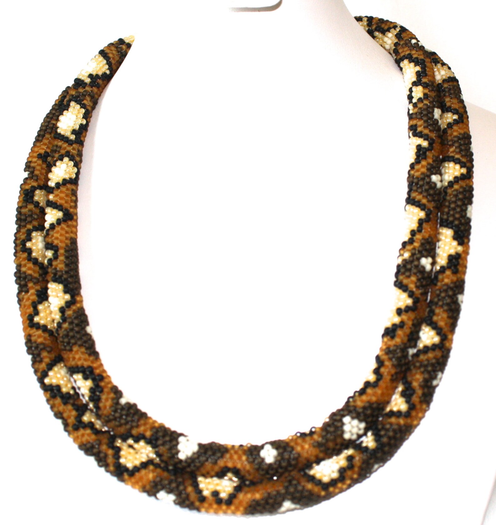 Seed Bead PATTERN Tubular Peyote Stitch for Diamond Back Snake - Etsy