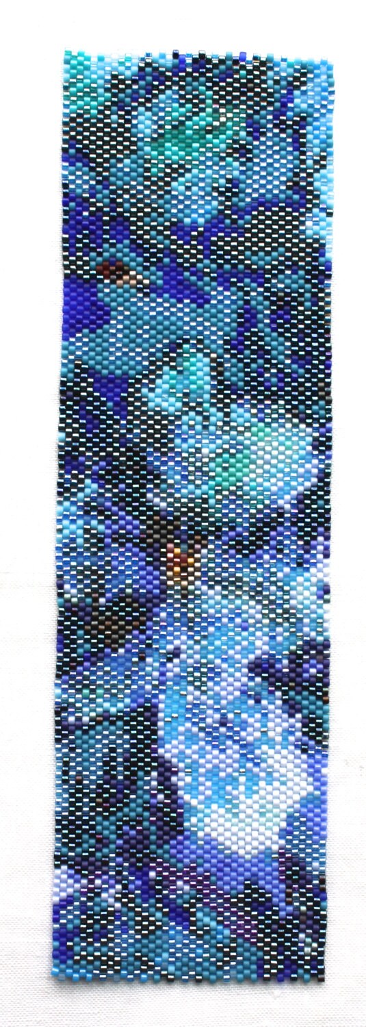 Seed Bead PATTERN Peyote Stitch for Winter Pines - Etsy