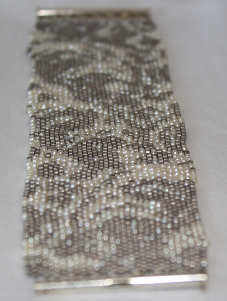 Seed Bead Lace Pattern Peyote Stitch for a Bracelet - PATTERN ONLY - Etsy