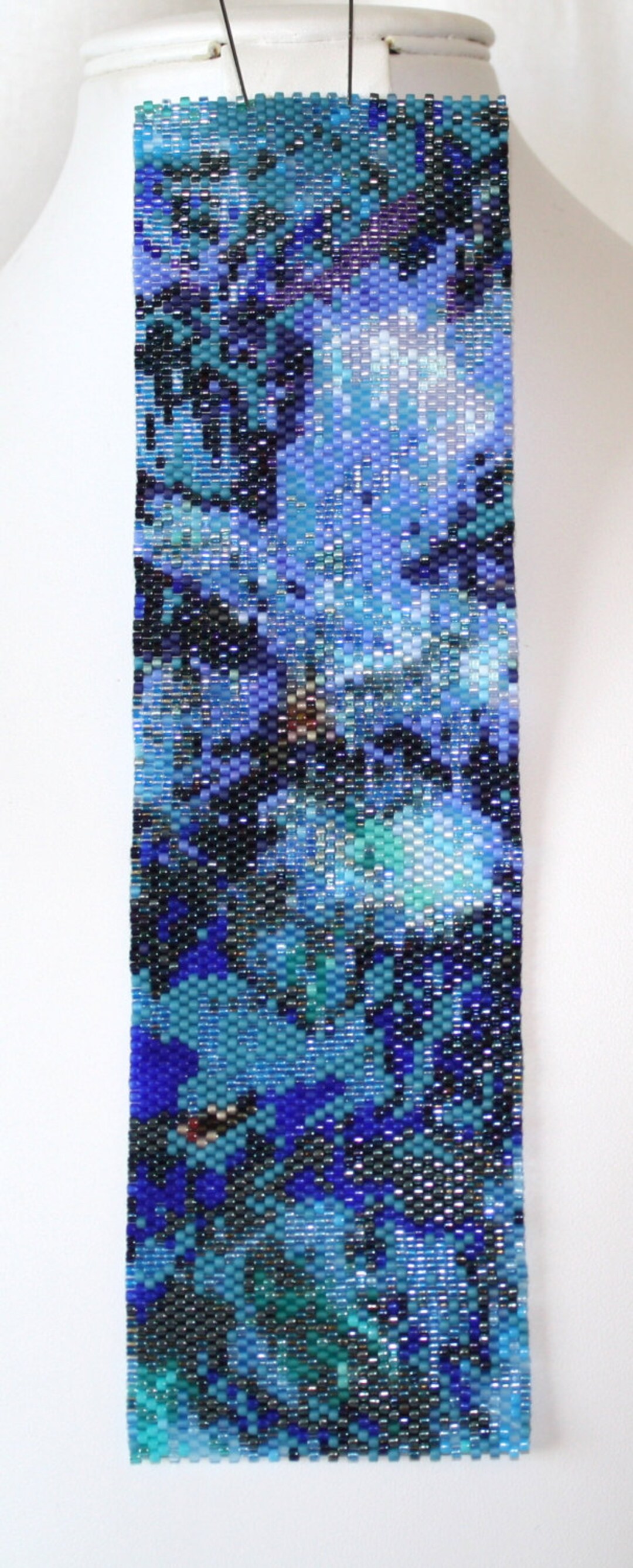 Seed Bead PATTERN Peyote Stitch for Winter Pines - Etsy