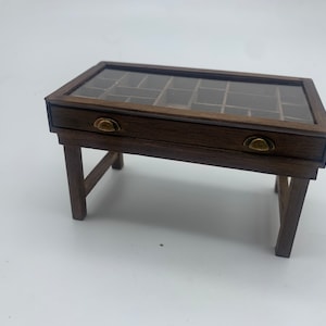 Dollshouse Miniature Furniture, One Inch 1:12 Scale Table, Dollshouse ...