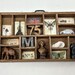 Miniature Printer Drawer, Miniature Furniture, Dollshouse Typography ...